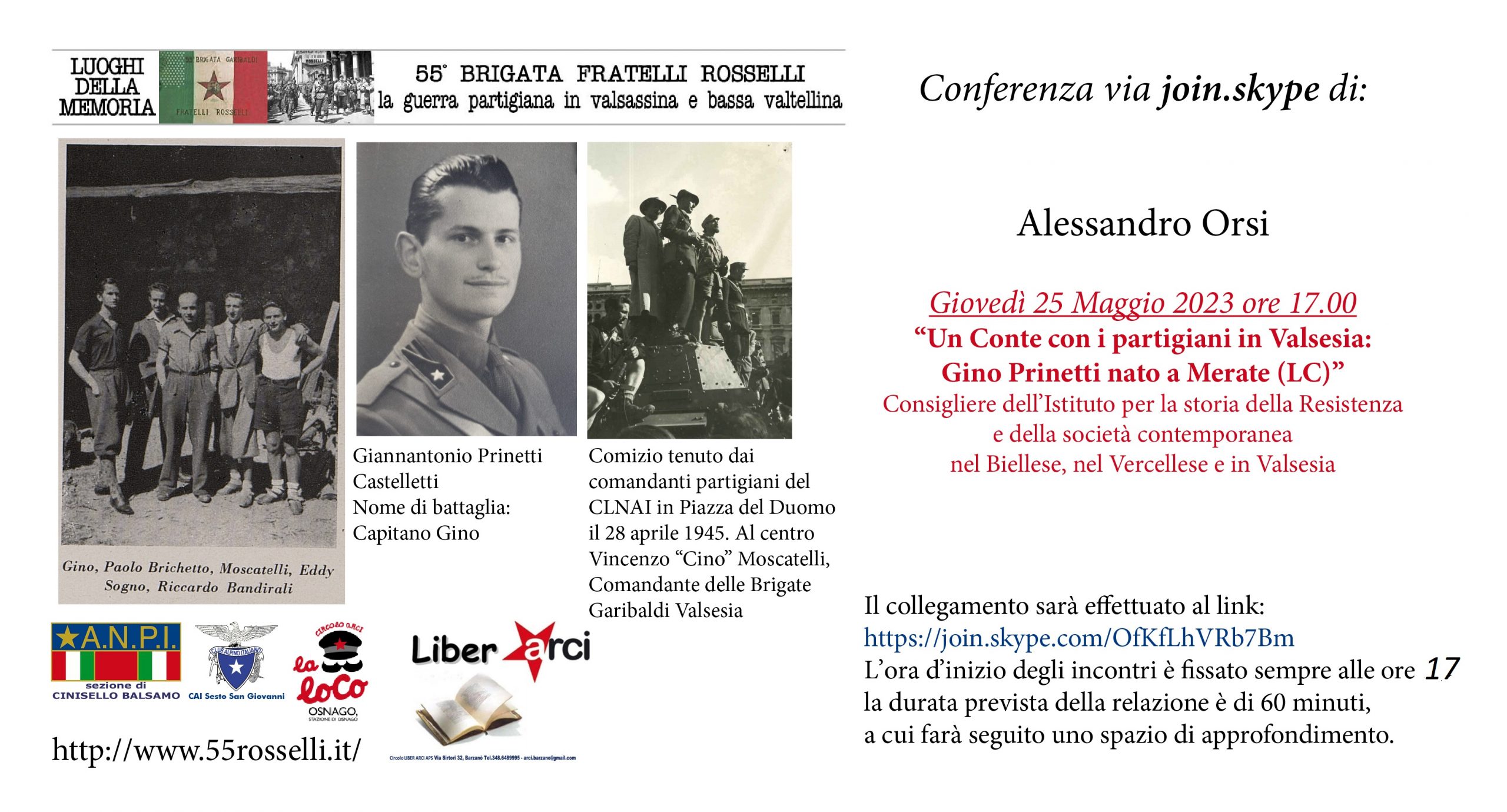 Conferenza su Gino Prinetti – ISTORBIVE