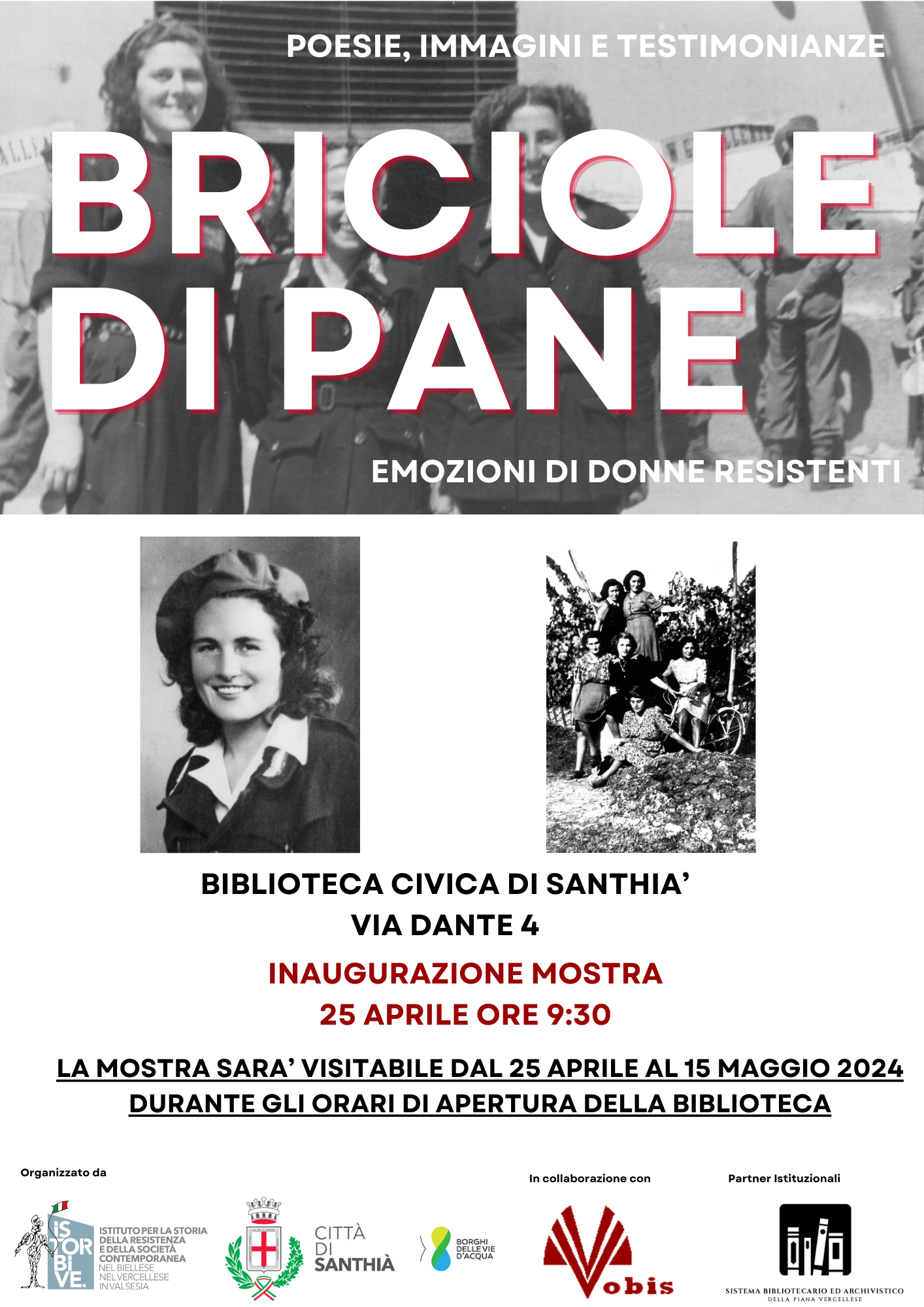 La mostra “Briciole di pane” esposta a Santhià – ISTORBIVE