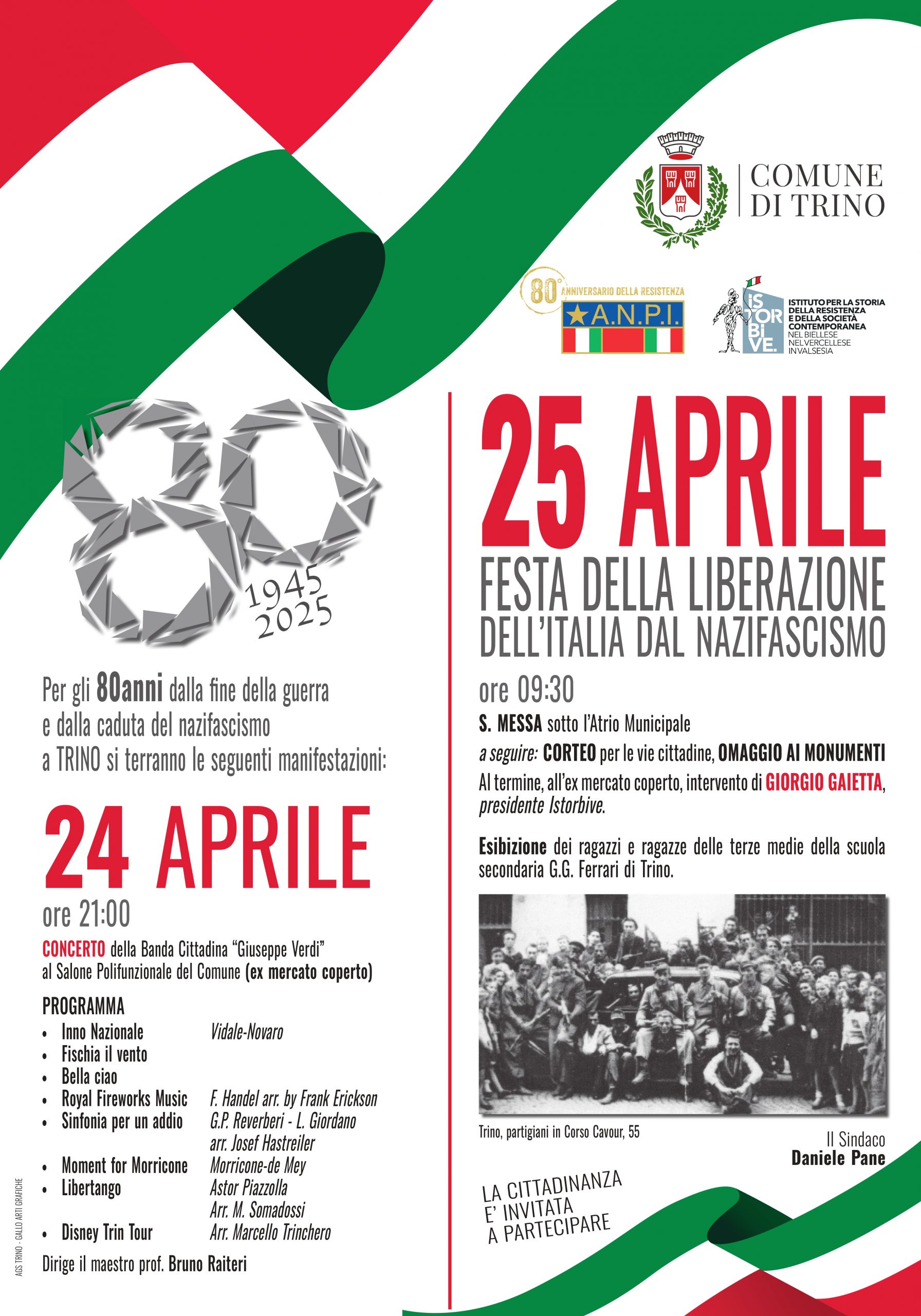 Commemorazioni ufficiali per l’80° anniversario della Liberazione ...